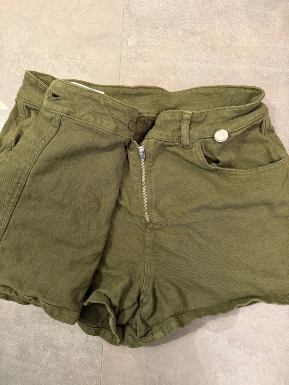 Zara | Shorts | Zara Olive Utility Skort S | Poshmark
